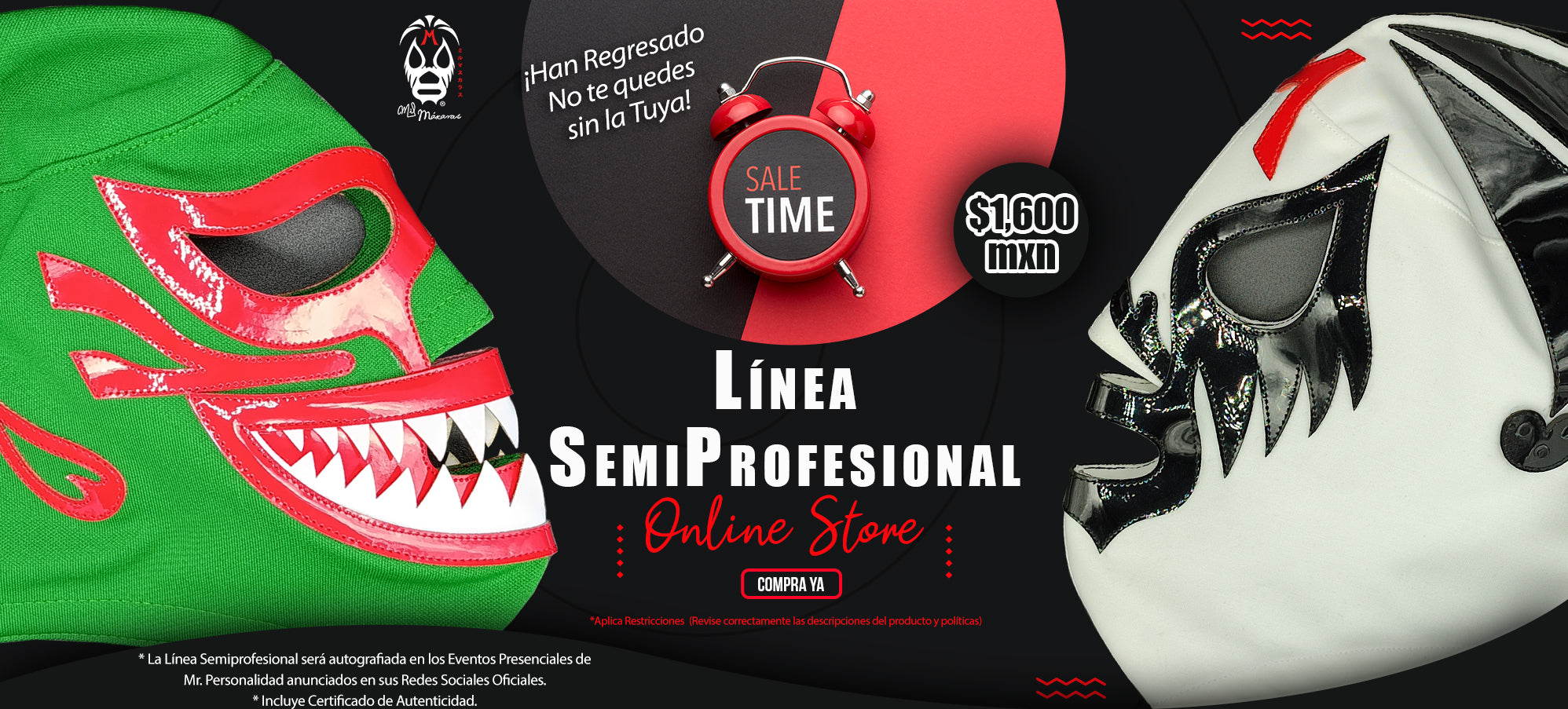 Thousand Masks Official Shop – Mil Mascaras Oficial